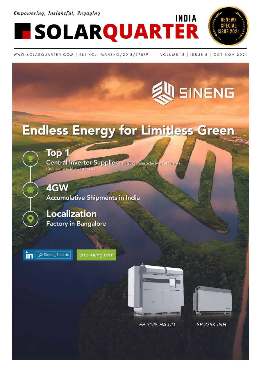 SolarQuarter India RenewX 2021 Exclusive Issue - SolarQuarter