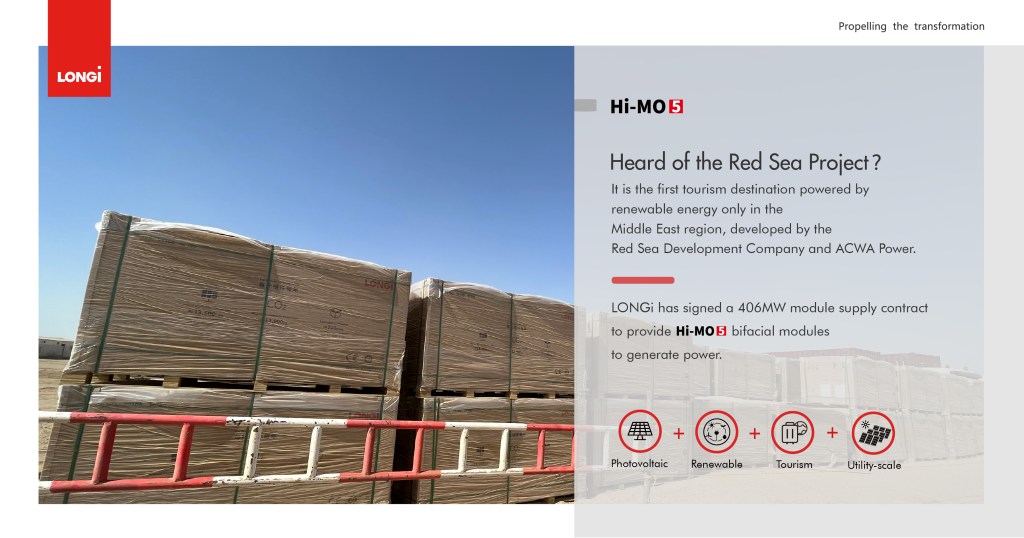 LONGi To Supply Hi-MO 5 Modules To Red Sea Project - SolarQuarter