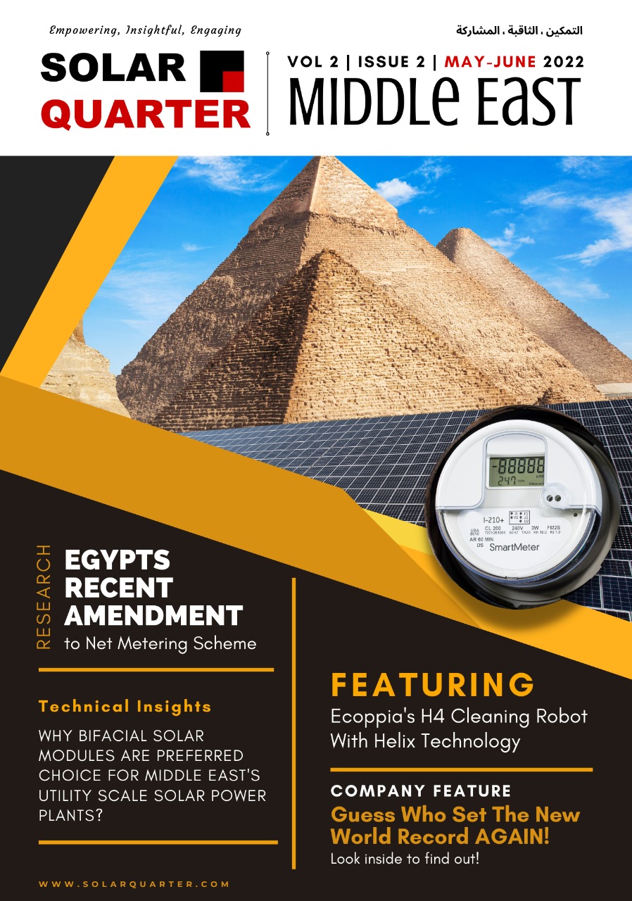 SolarQuarter Middle East May - June 2022 Issue - SolarQuarter