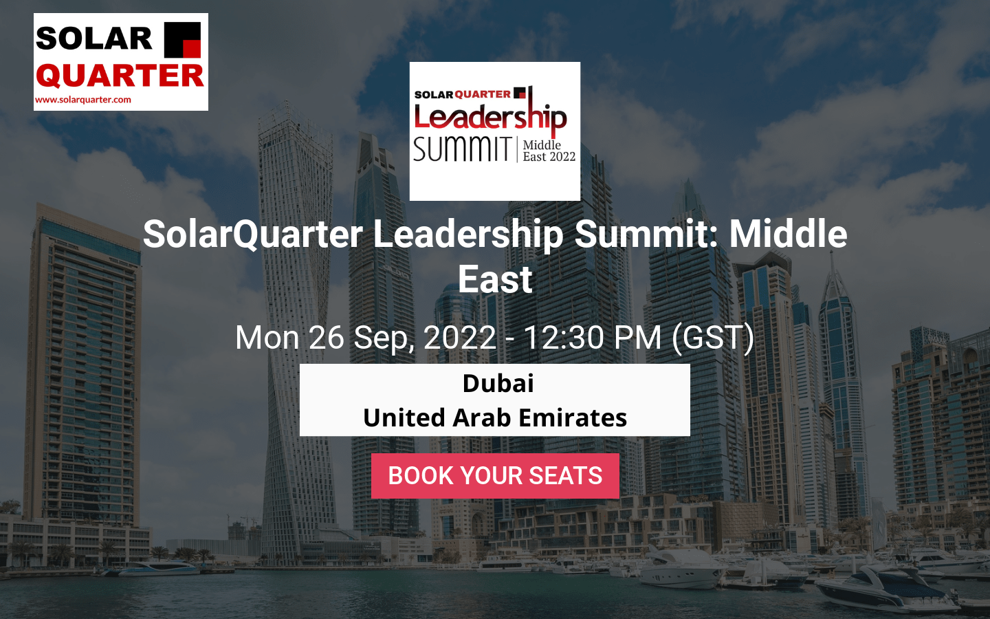 Solar Quarter Leadership Meet: Middle East - SolarQuarter