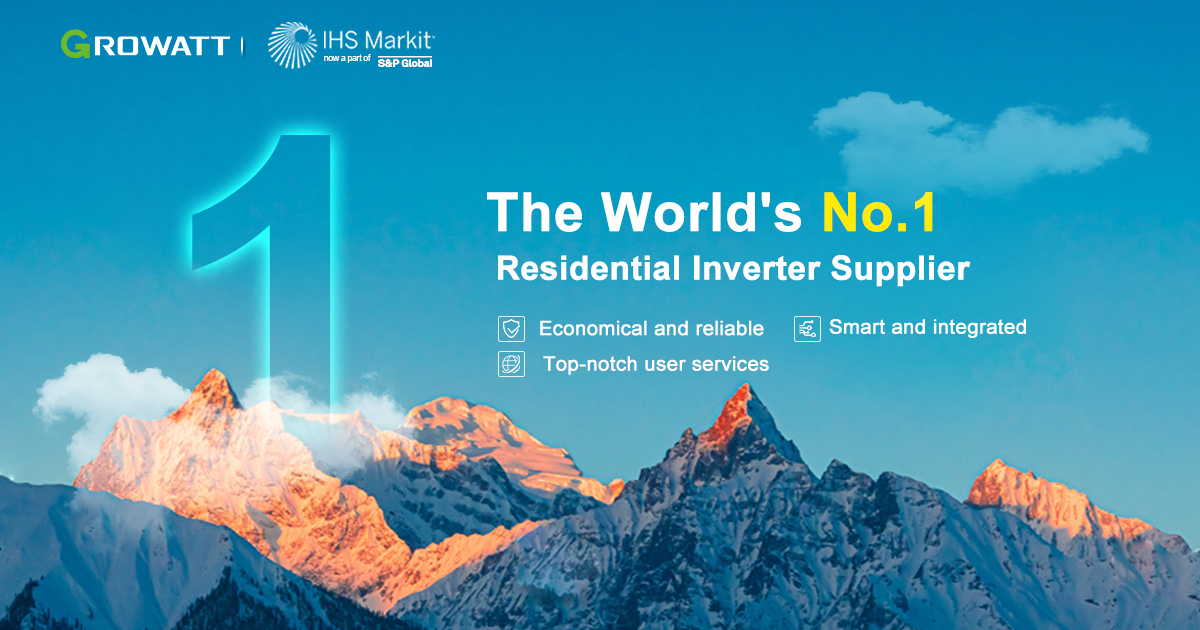 Growatt Ranked First Globally for Residential Inverter Shipments Two ...