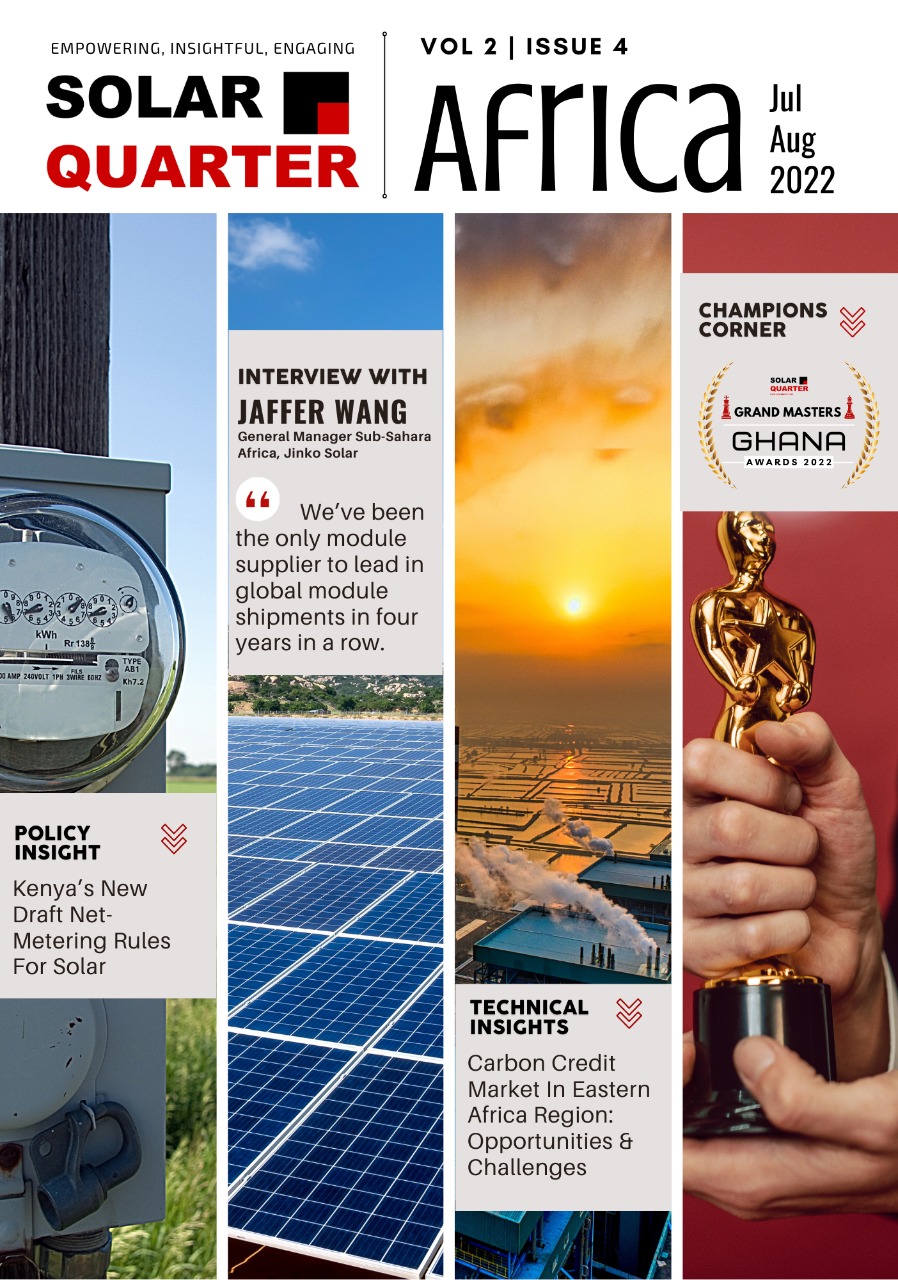 SolarQuarter Africa Jul- Aug 2022 Issue - SolarQuarter