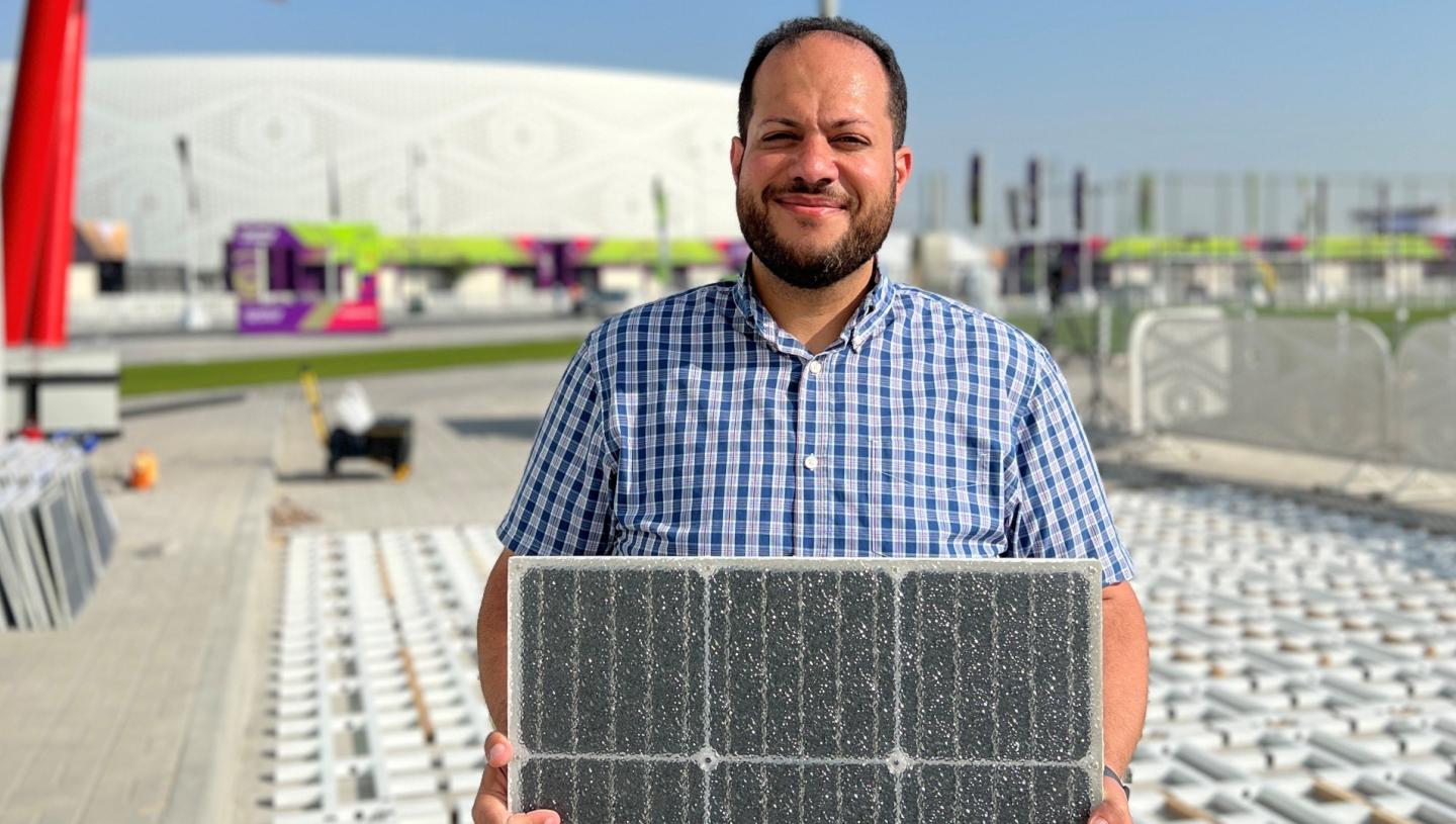 SunPave Installs State-Of-The-Art Solar Panels At Al Thumama Stadium ...