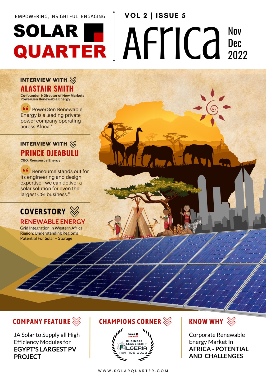 SolarQuarter Africa Nov-Dec 2022 Issue - SolarQuarter