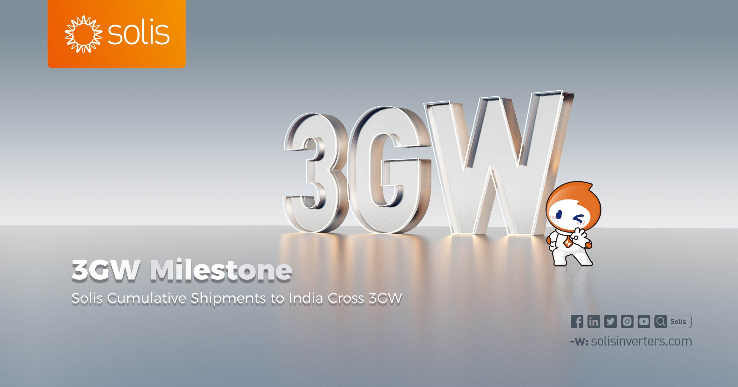 Solis Cumulative Shipment Crosses 3GW in India, Solidifying Its ...
