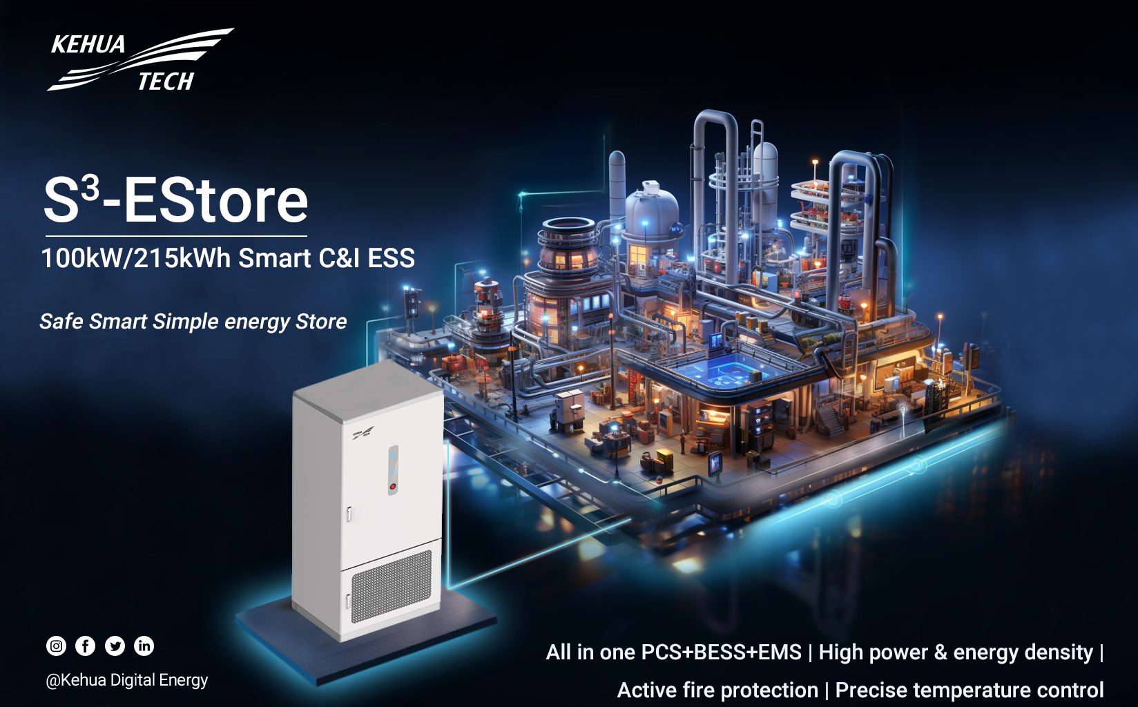 Kehua S³-EStore: Innovative Energy Storage Solution for C&I Scenarios ...