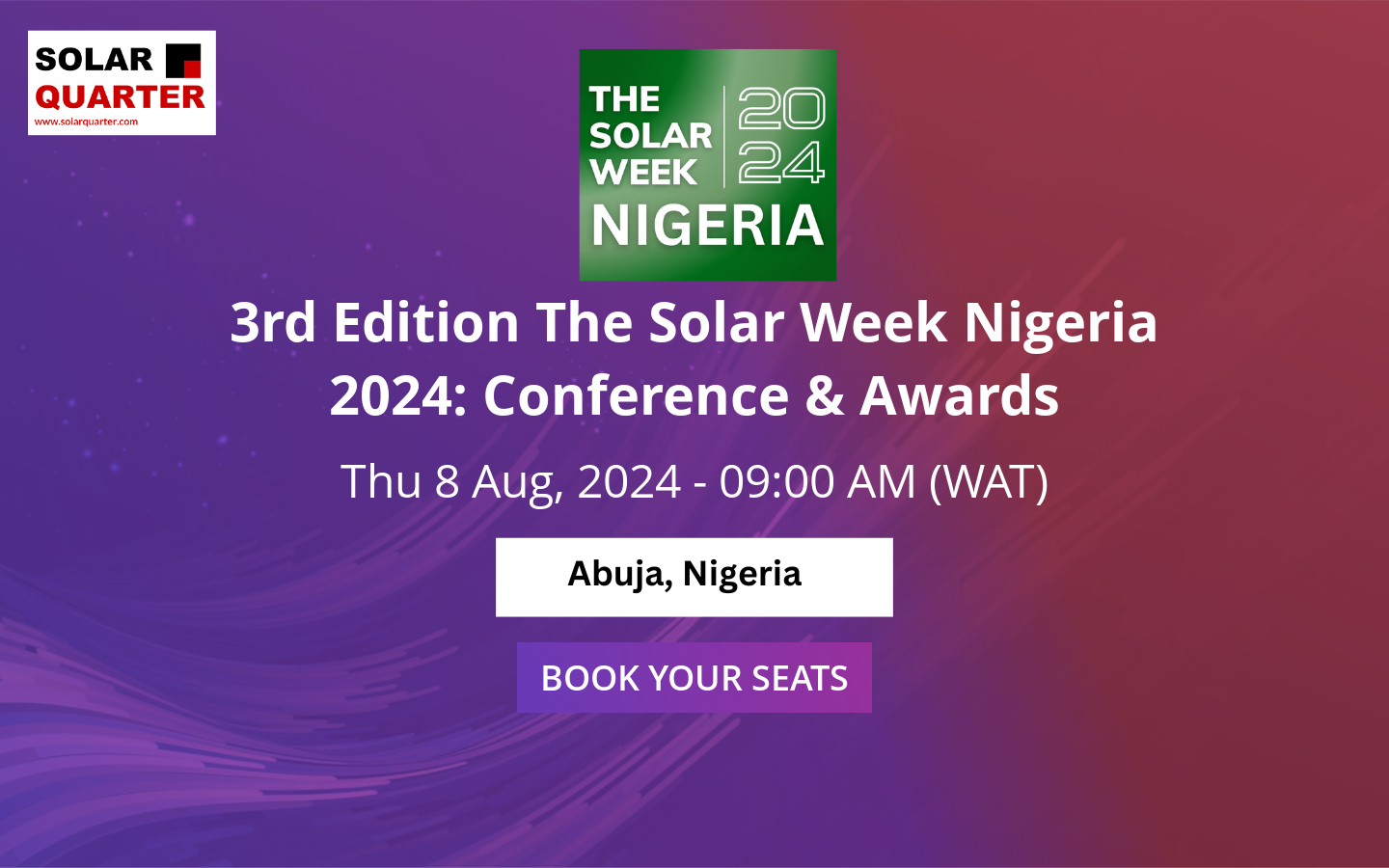 3rd Edition The Solar Week Nigeria 2024: Conference & Awards - SolarQuarter