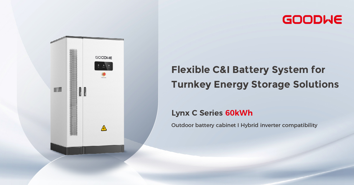 GoodWe Launches C&I Battery System Lynx C 60kWh, Enabling Smart and ...