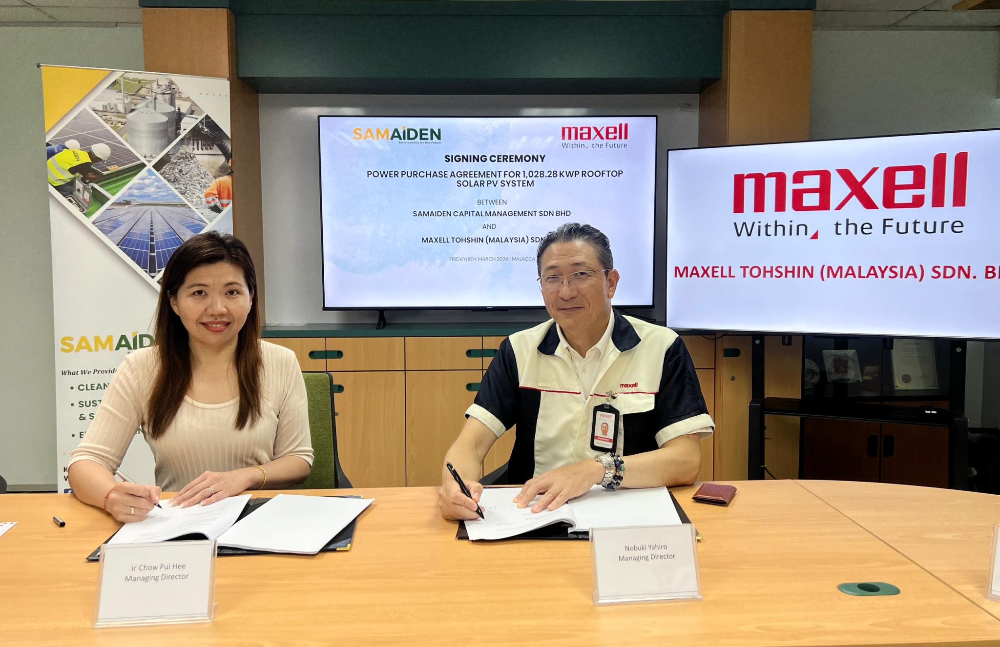 Samaiden Group Berhad Partners with Maxell Tohshin for Sustainable ...