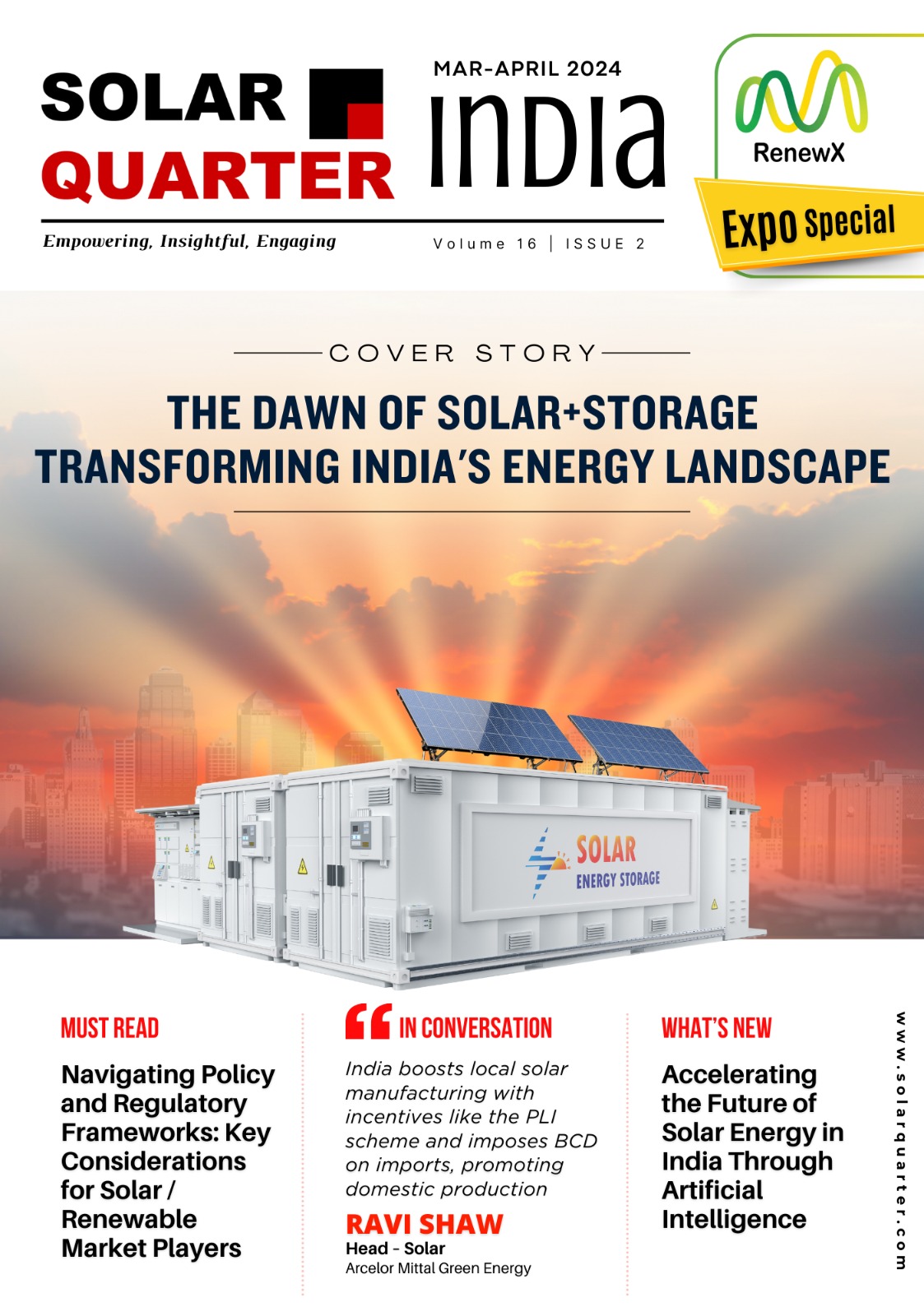SolarQuarter India (RenewX Special) Issue Mar-Apr 2024 - SolarQuarter