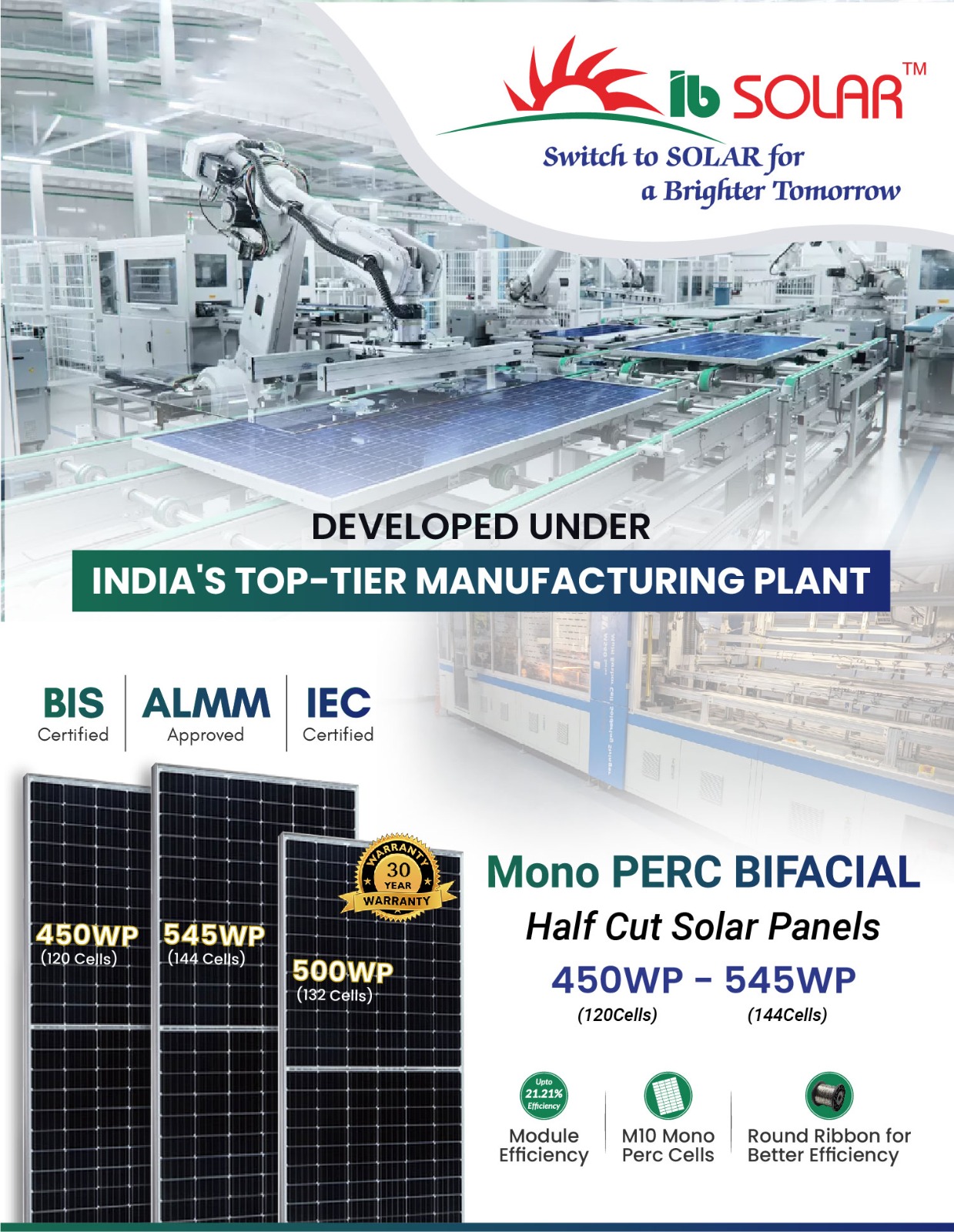 IB Solar Leads Mono PERC Manufacturing for Large-Scale Industrial ...