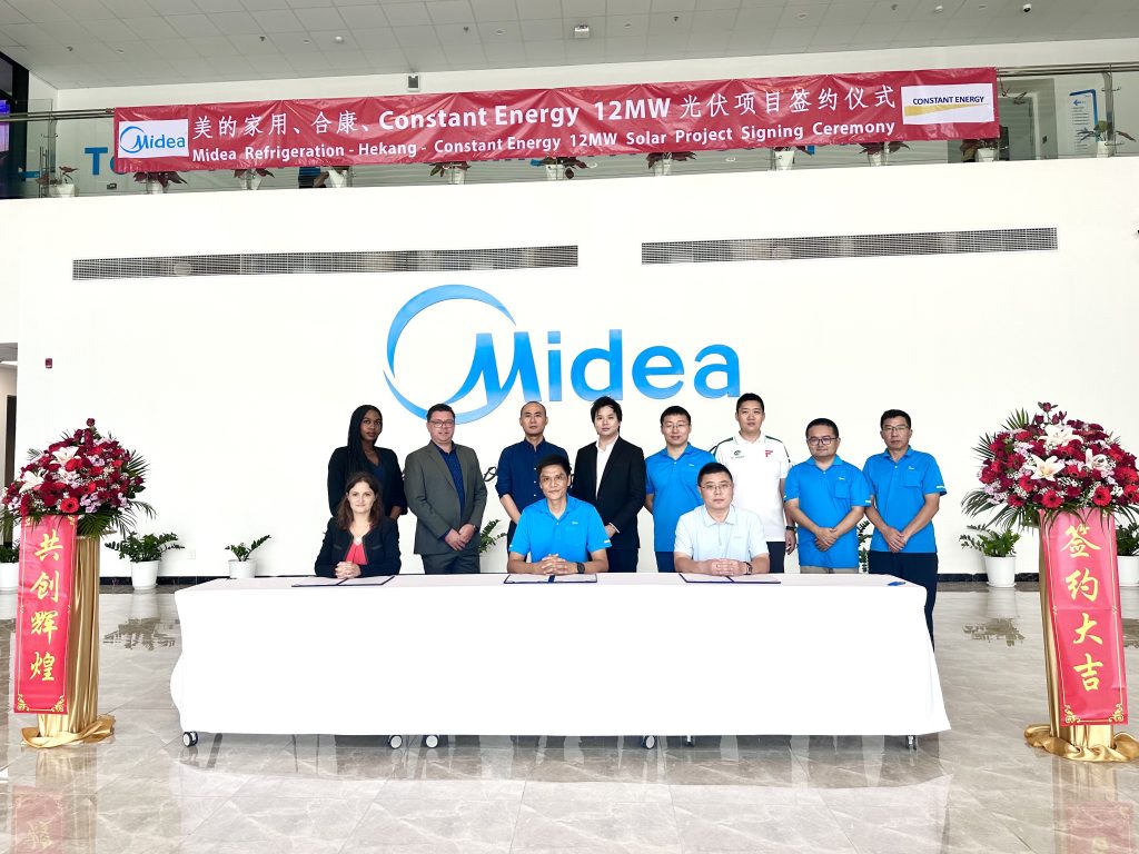 Constant Energy Signs 12 MWp Solar Power Deal With Midea Refrigeration ...
