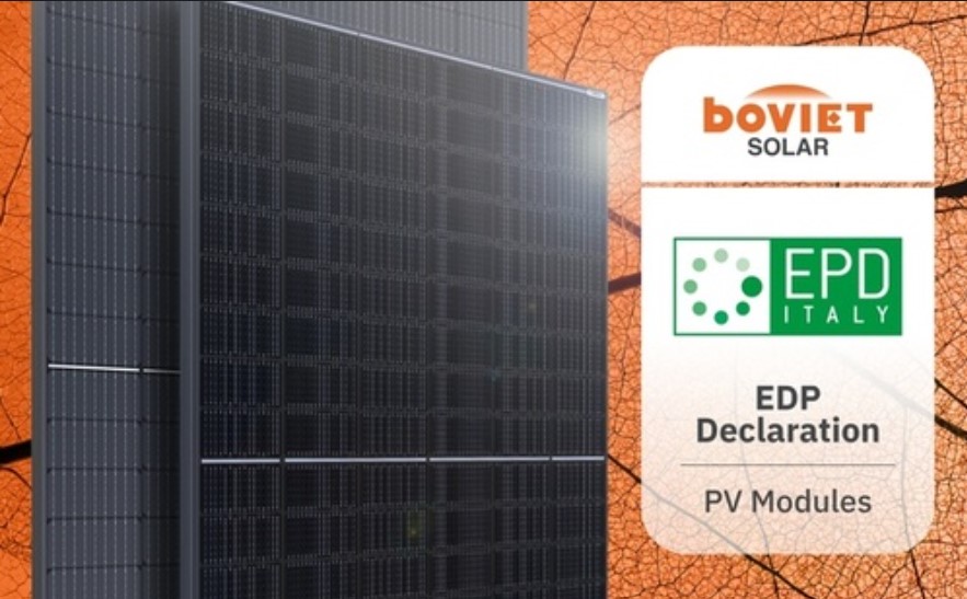 Boviet Solar Achieves Environmental Certification for PV Modules from ...