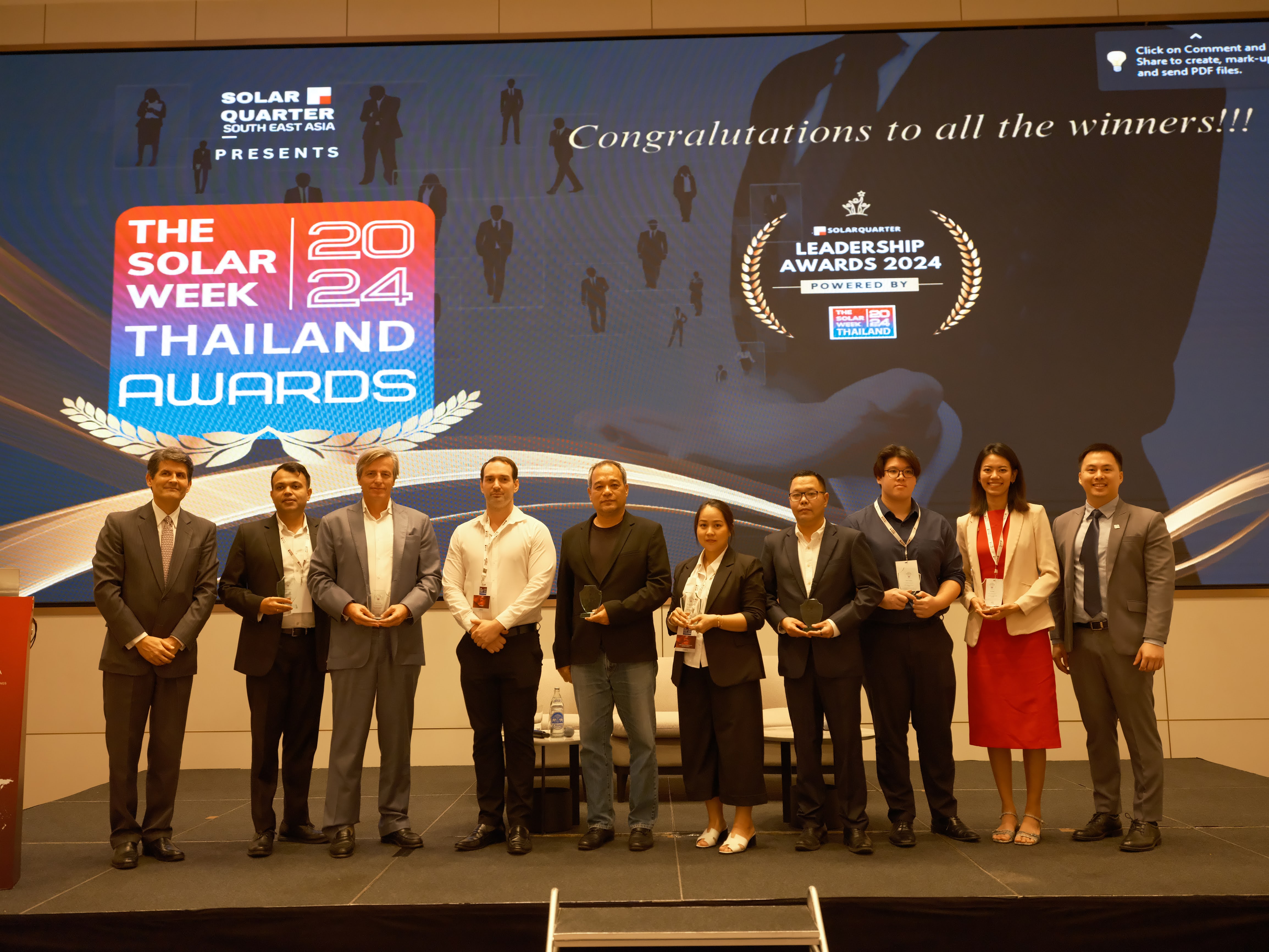 The Solar Week Thailand 2024 Recognizes Leaders Driving Solar ...