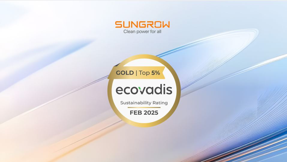 Sungrow Ranks in the Global Top 5%, Awarded EcoVadis Gold Medal ...