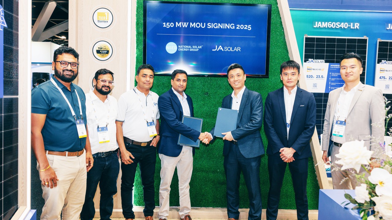 JA Solar Partners with NSEG to Supply 150MW of High-Efficiency PV ...
