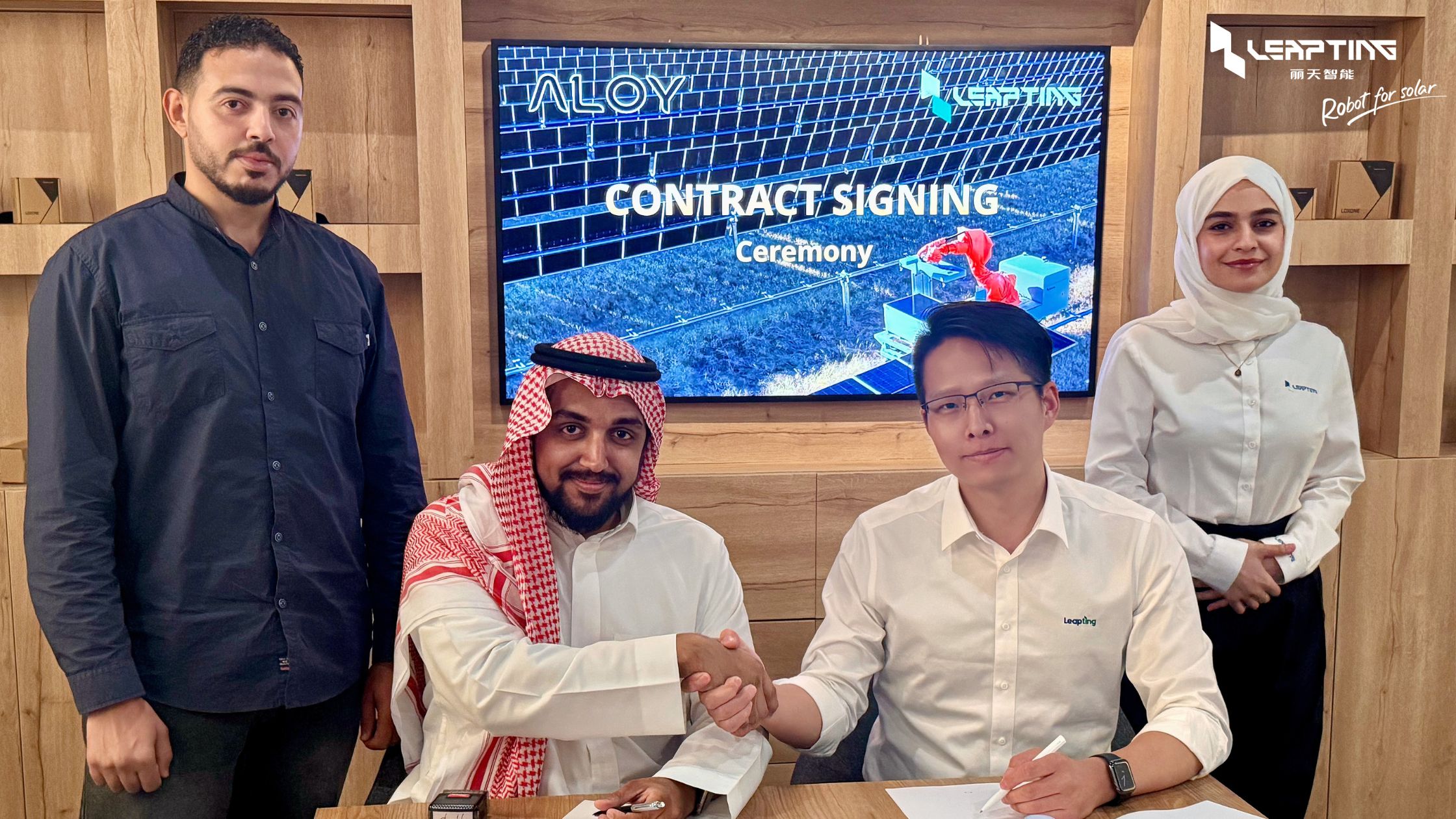 Leapting Signs 105 MWp Aloy Charge PPA in Saudi Arabia as the First ...